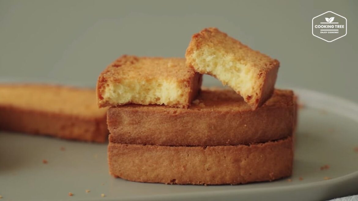 Cake Rusk, Dry Cake Recipe - Cooking Tree
