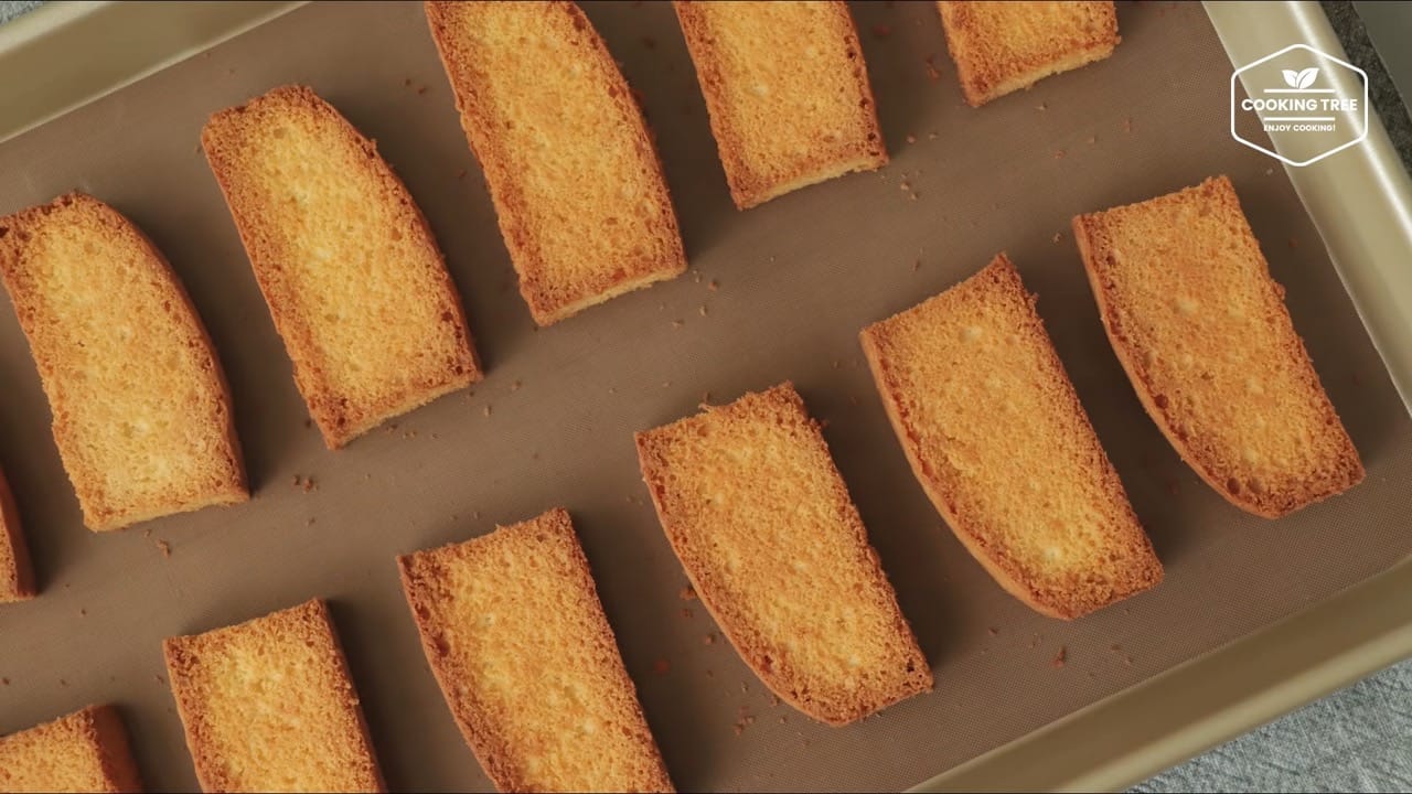 Cake Rusk, Dry Cake Recipe - Cooking Tree