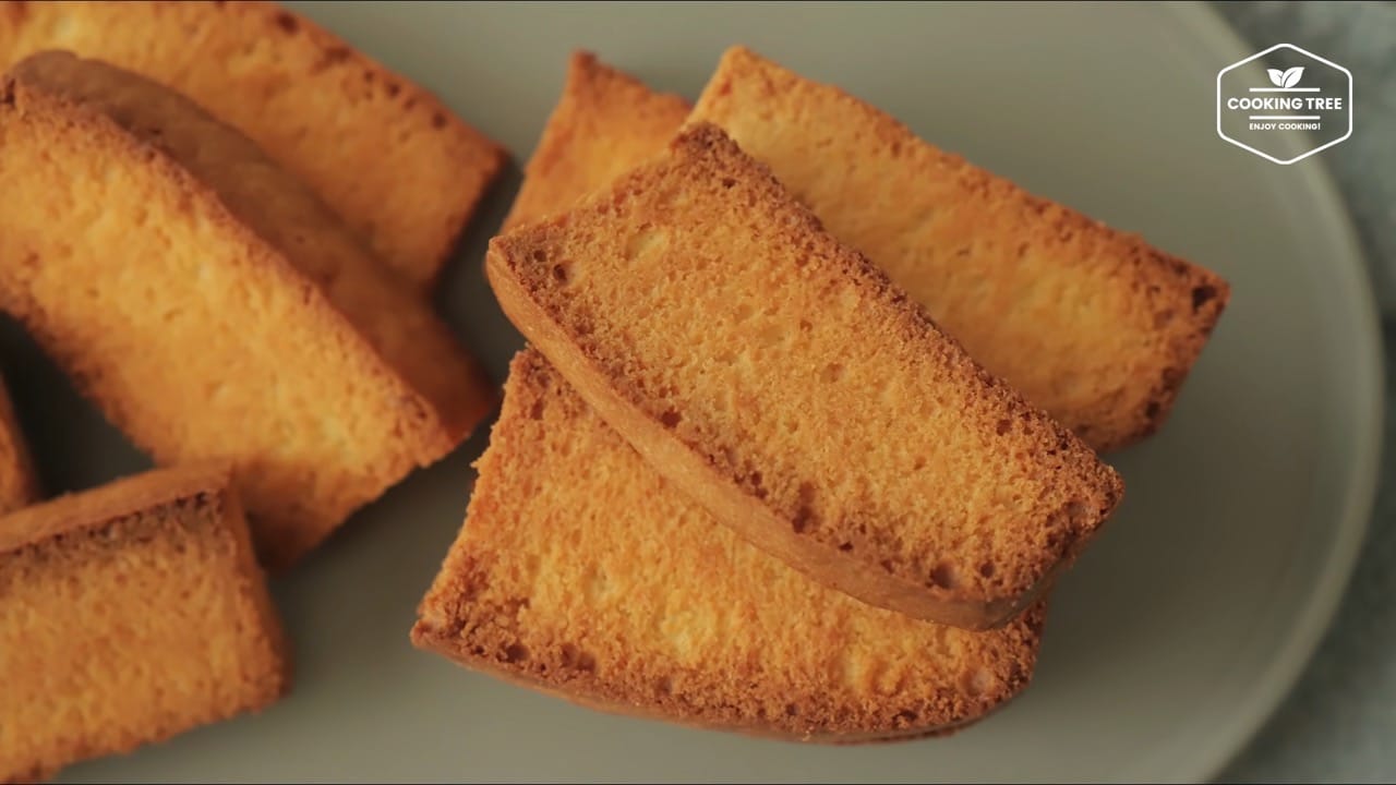 Cake Rusk, Dry Cake Recipe - Cooking Tree