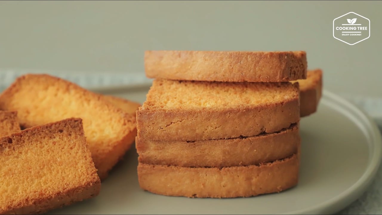 Cake Rusk, Dry Cake Recipe - Cooking Tree