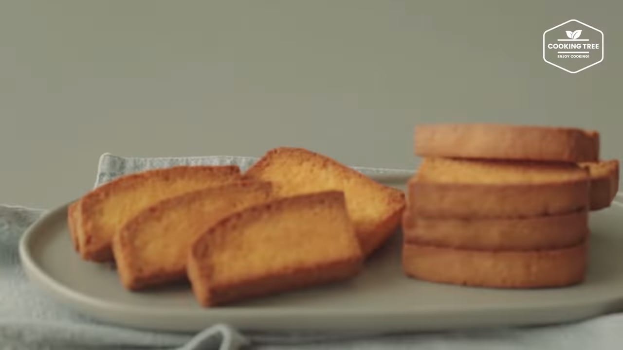 Cake Rusk, Dry Cake Recipe | Cooking Tree