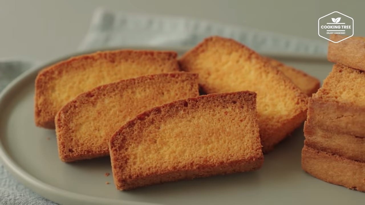 Cake Rusk, Dry Cake Recipe | Cooking Tree