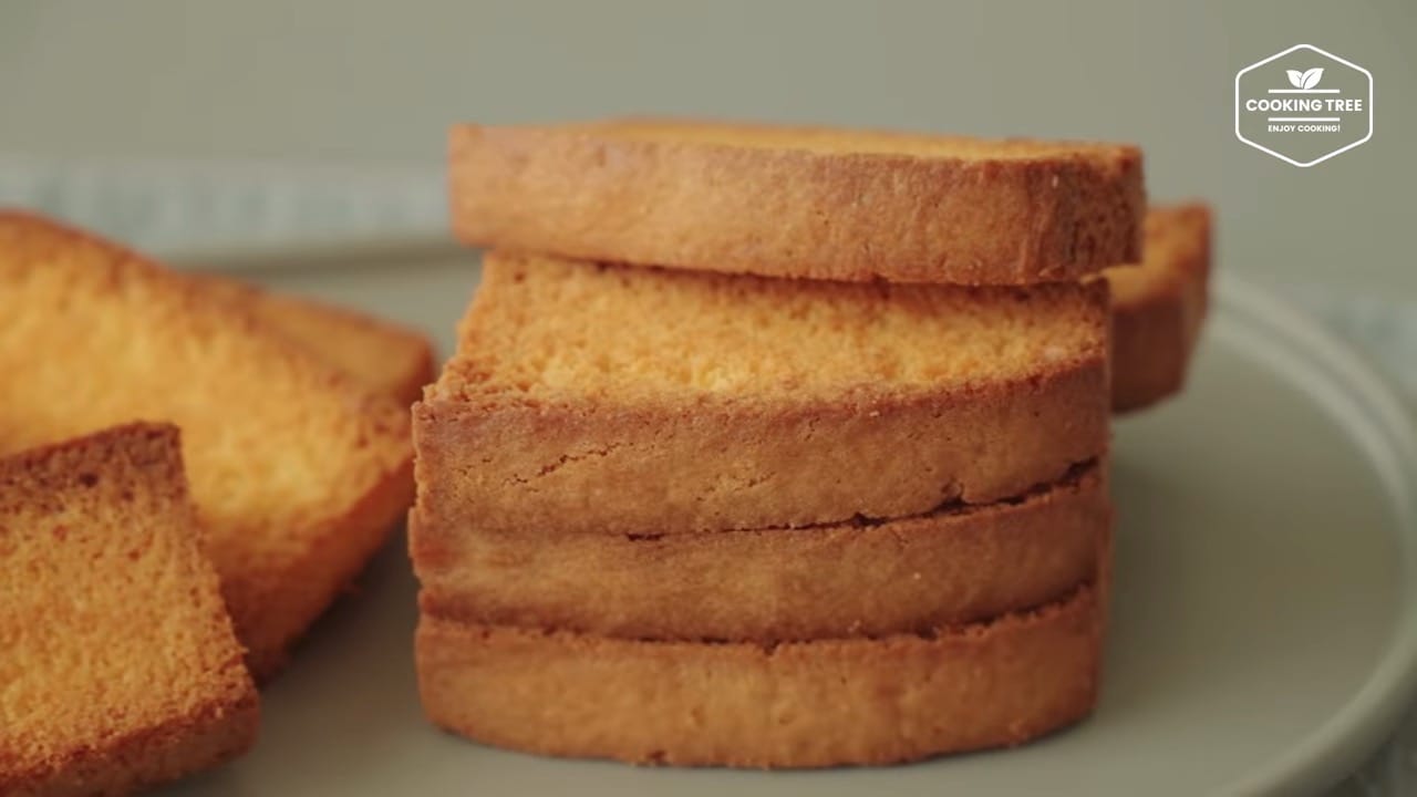 Cake Rusk, Dry Cake Recipe | Cooking Tree