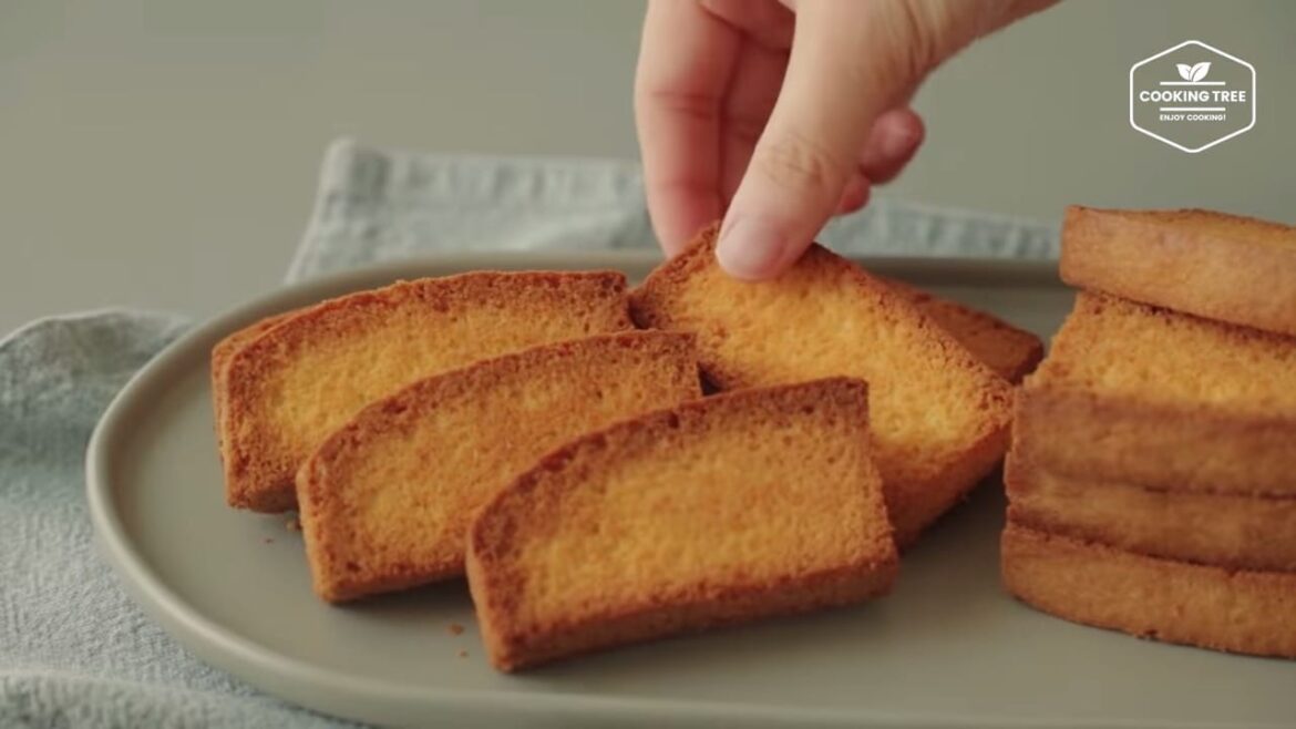 Cake Rusk, Dry Cake Recipe - Cooking Tree