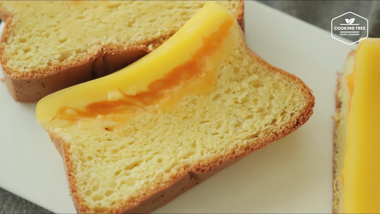 Cheddar Cheese Castella Recipe - Cooking Tree