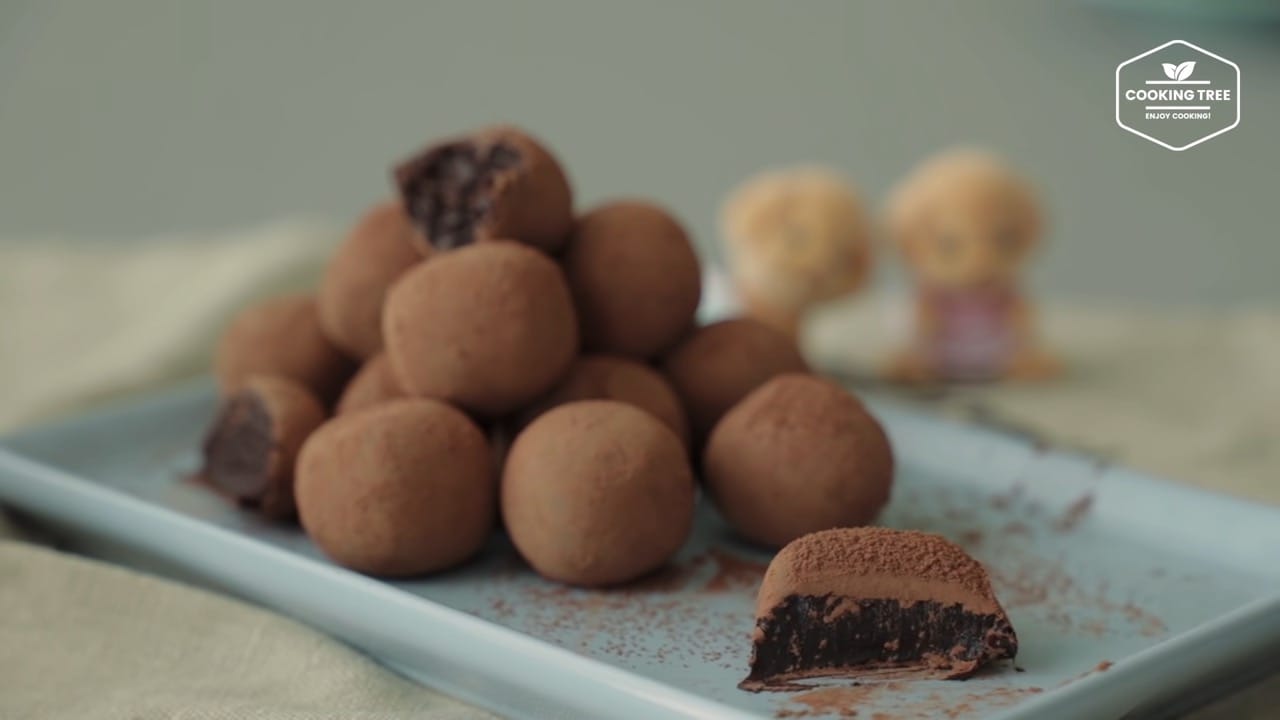 Condensed milk Chocolate Truffles Recipe - Cooking Tree