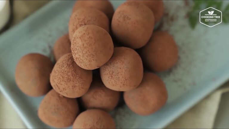 Condensed milk Chocolate Truffles Recipe - Cooking Tree
