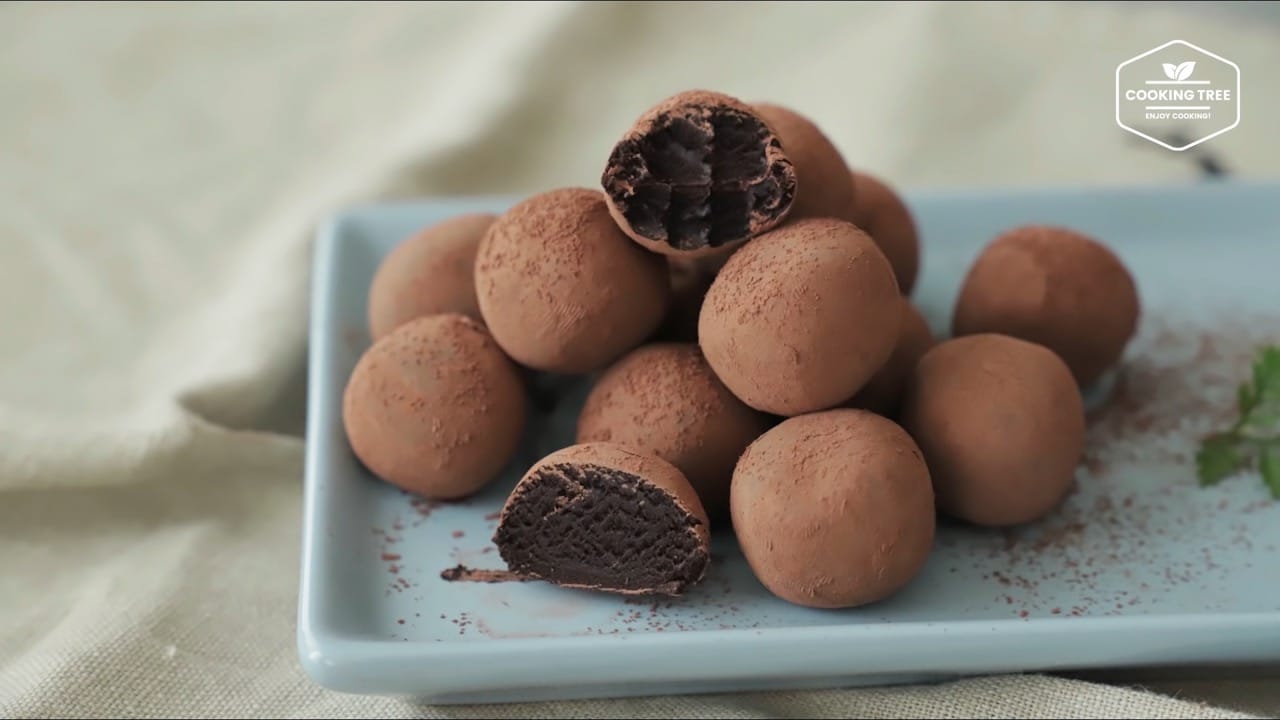 Condensed milk Chocolate Truffles Recipe - Cooking Tree