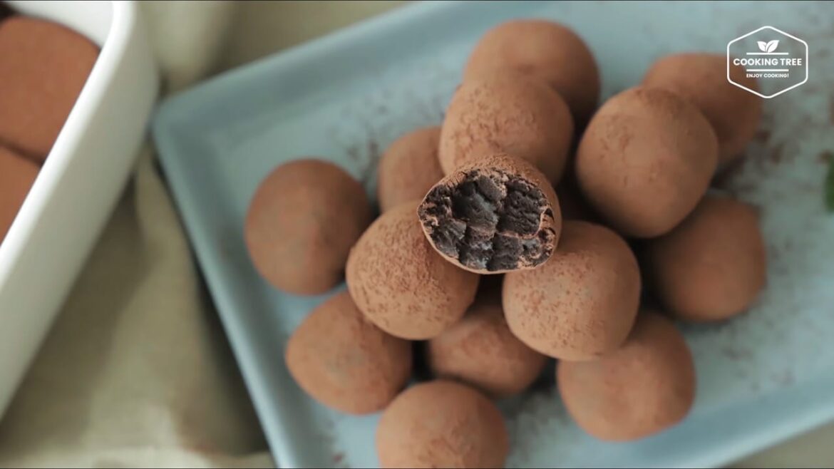 Condensed milk Chocolate Truffles Recipe - Cooking Tree