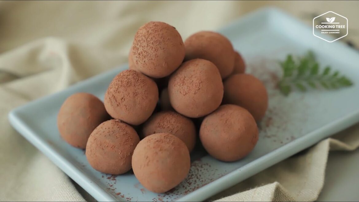 Condensed milk Chocolate Truffles Recipe - Cooking Tree