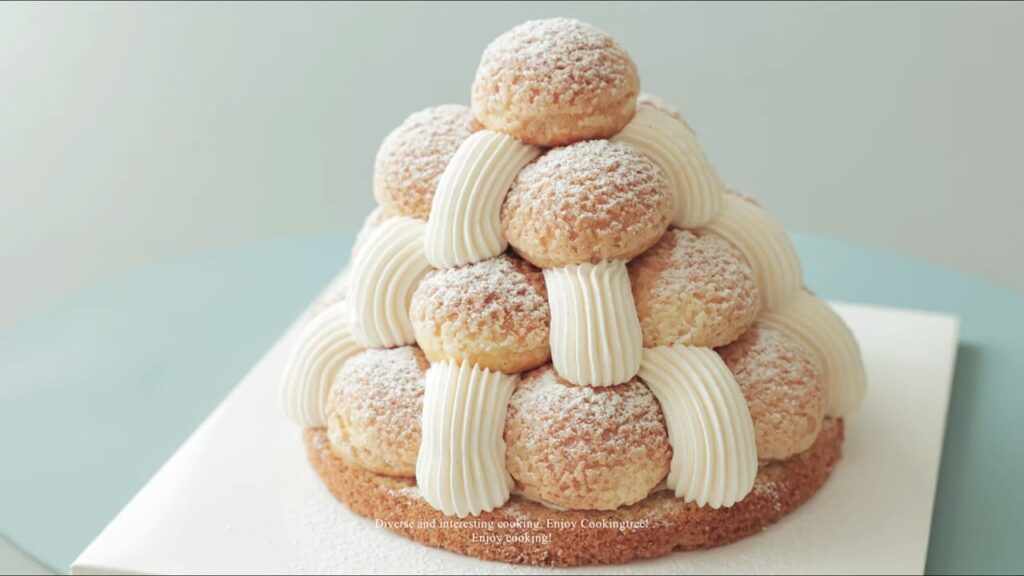 Cookie Choux Cake Recipe - Cooking Tree
