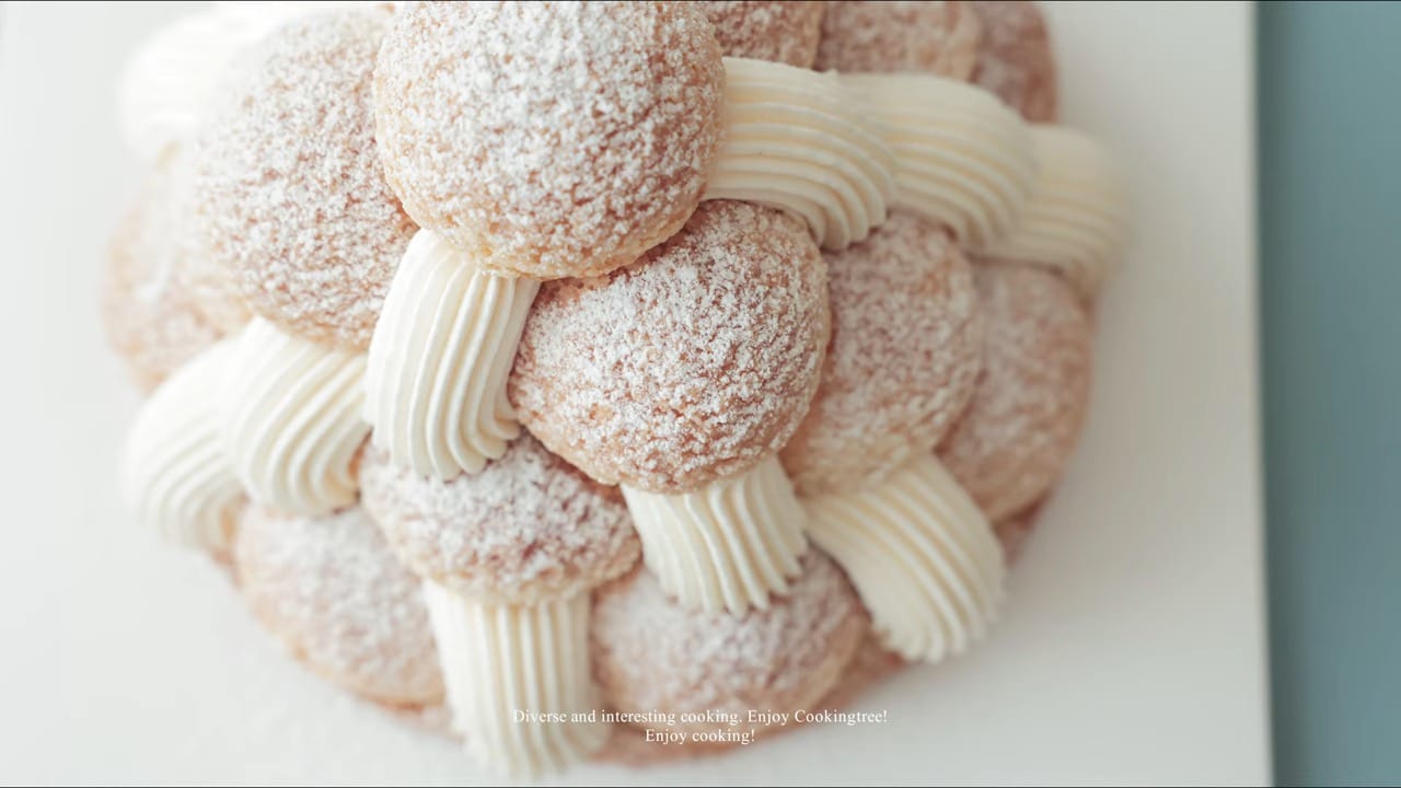 Cookie Choux Cake Recipe - Cooking Tree