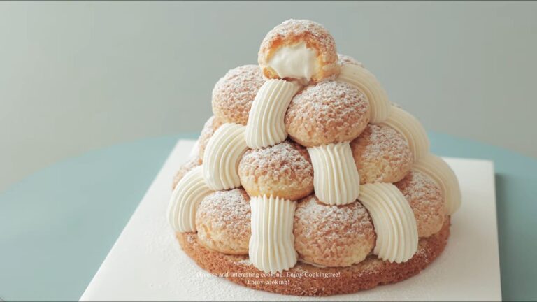 Cookie Choux Cake Recipe - Cooking Tree