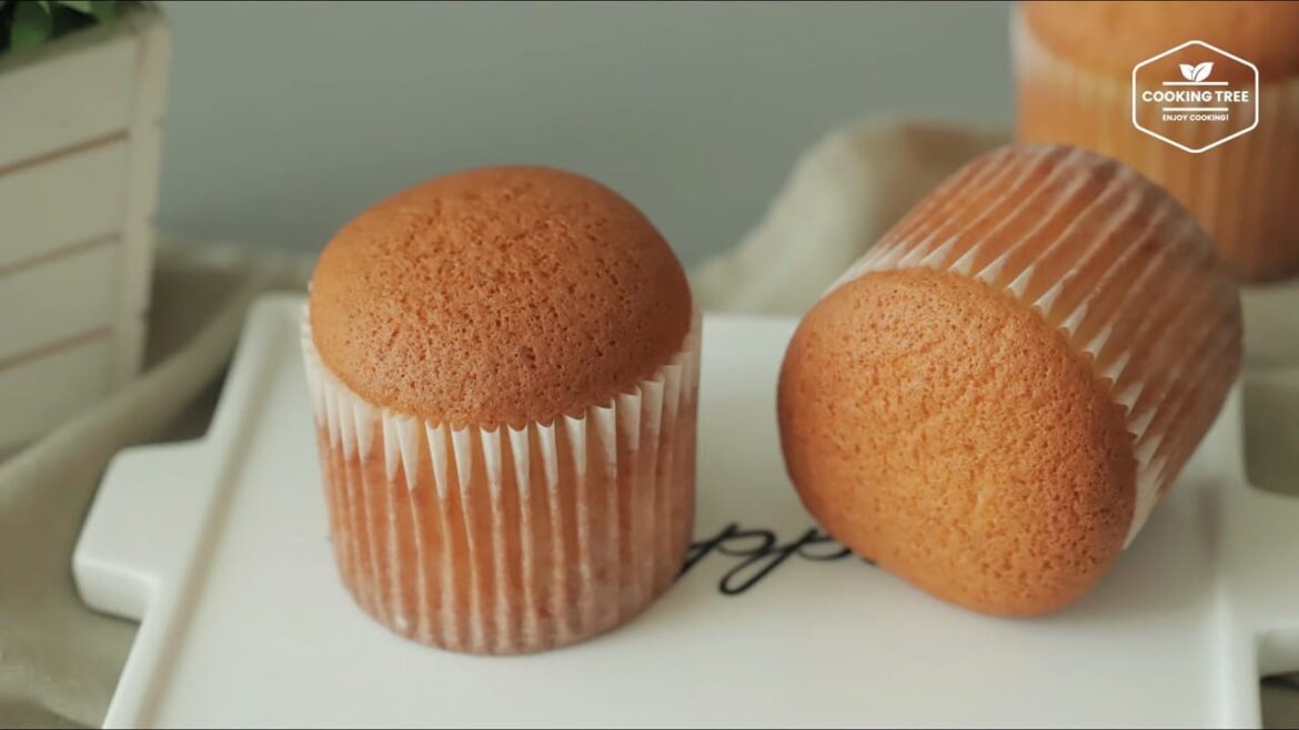 Fluffy Castella Cupcake Recipe - Cooking Tree