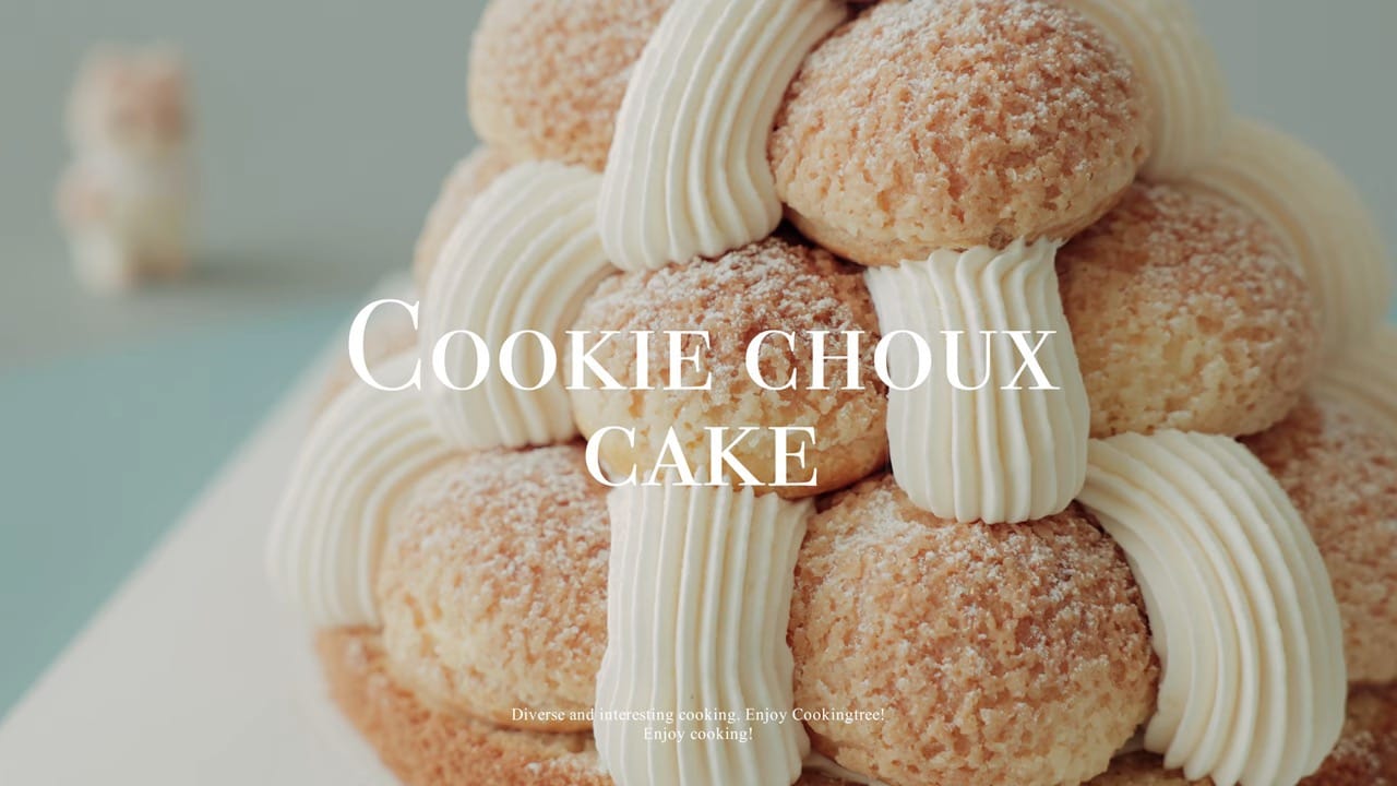 Cookie Choux Cake Recipe - Cooking Tree