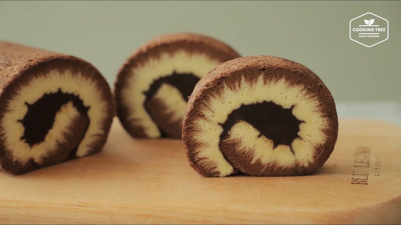 Mocha Hurricane Swiss Roll Cake Recipe - Cooking Tree