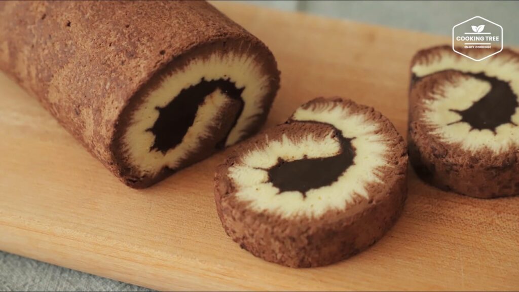 Mocha Hurricane Swiss Roll Cake Recipe - Cooking Tree
