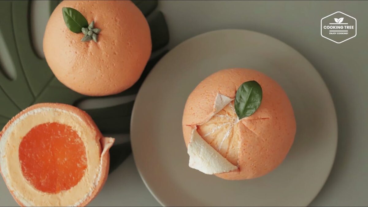 No-Bake Tangerine Cheesecake Recipe - Cooking Tree