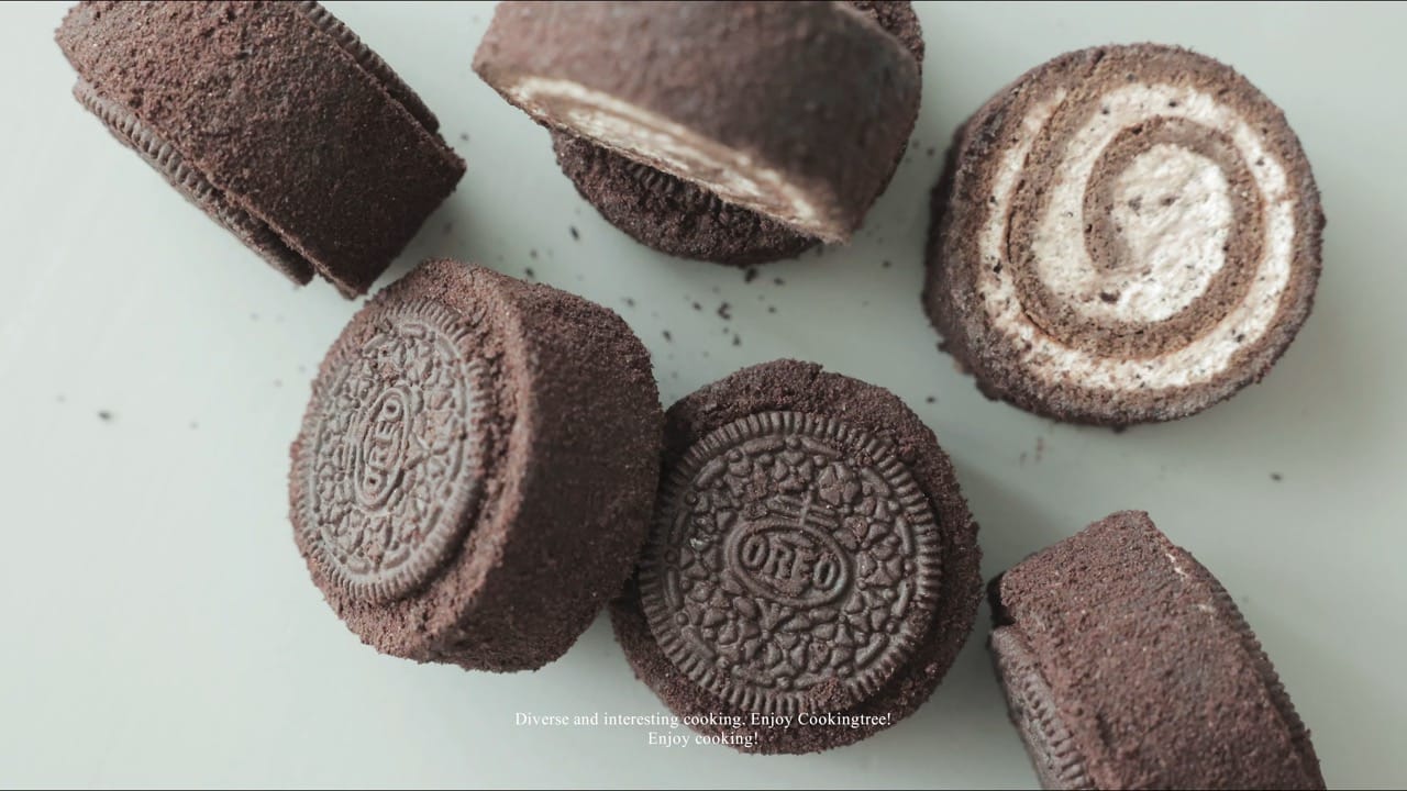 Oreo Roll Cake Recipe - Cooking Tree