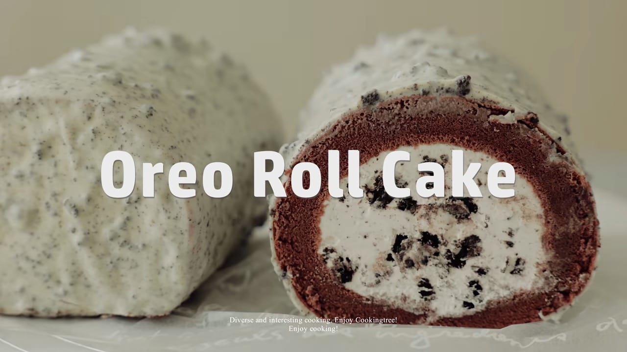 Oreo Roll Cake Recipe - Cooking Tree