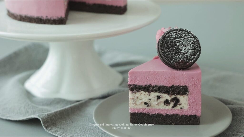Oreo Ruby Chocolate Cheesecake Recipe - Cooking Tree