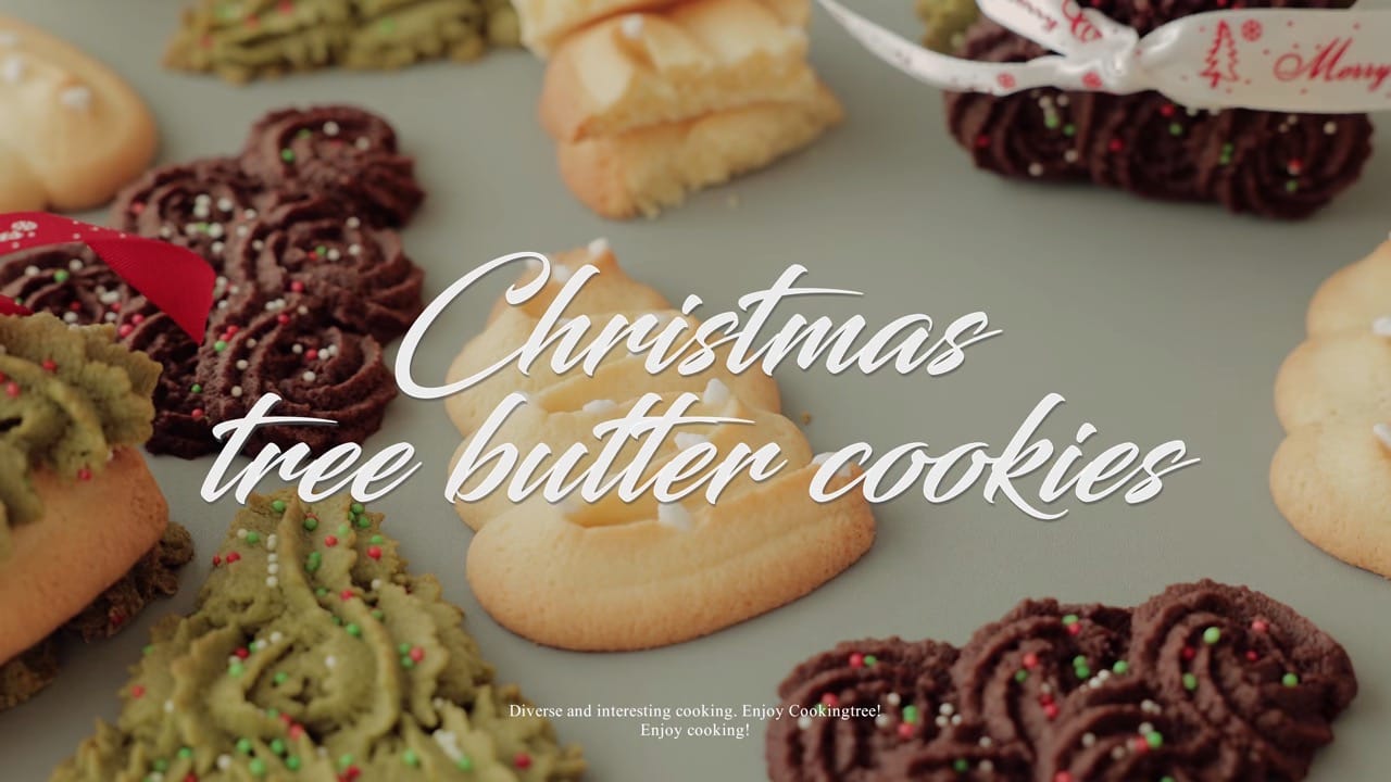 Christmas Tree Butter Cookies Recipe - Cooking Tree