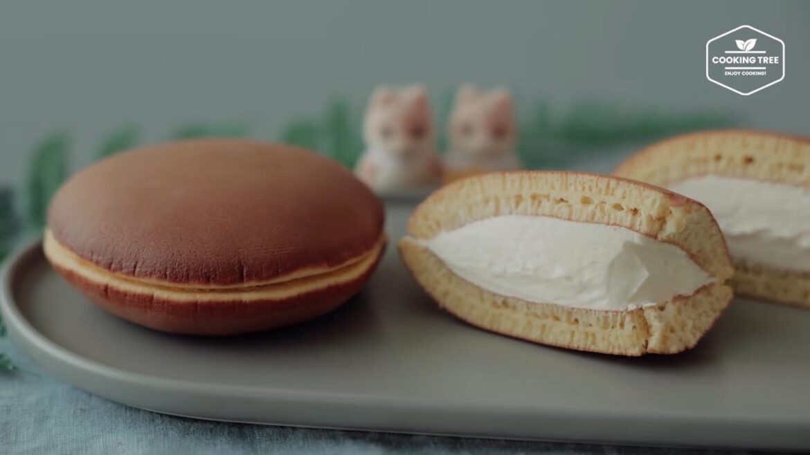 Custard Cream Dorayaki Recipe (Japanese Pancake) - Cooking Tree