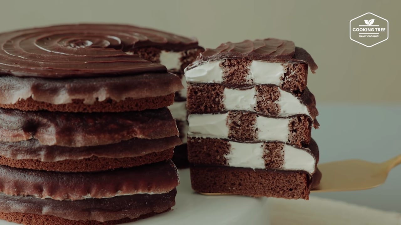 Chocolate Crepe Cake Recipe - Cooking Tree
