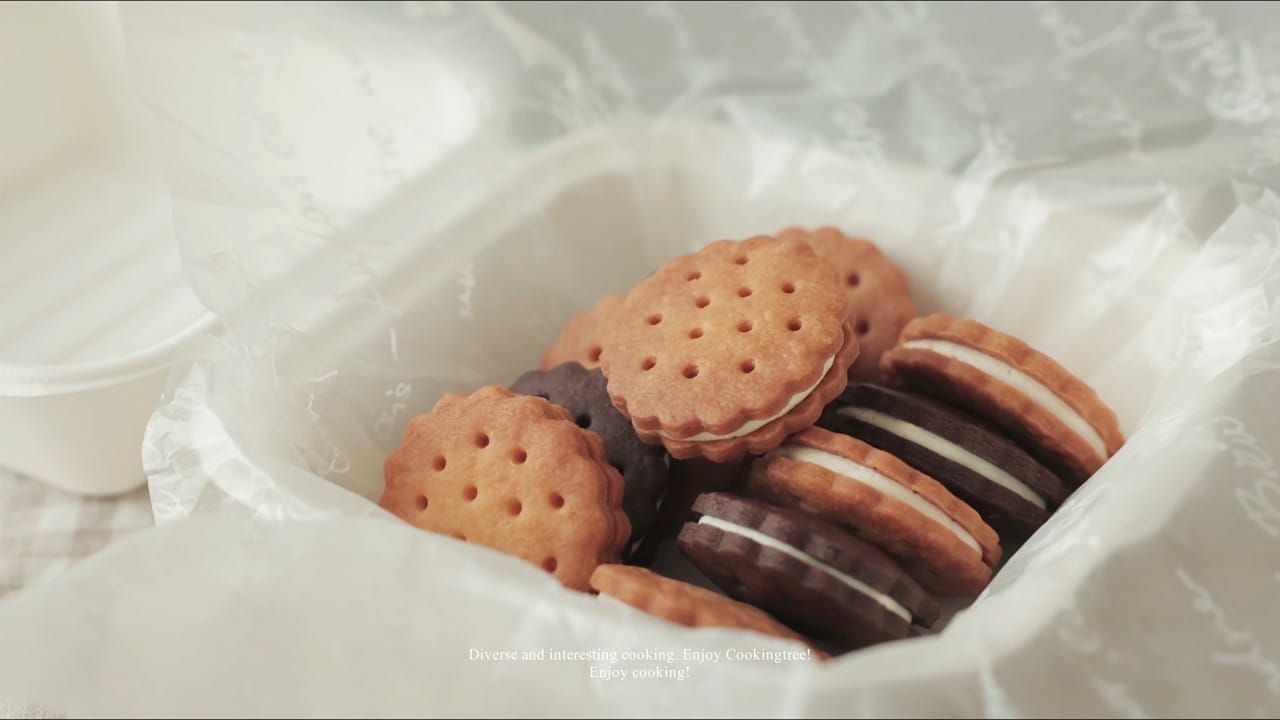 Milk Cream Sand Cracker Recipe - Cooking Tree