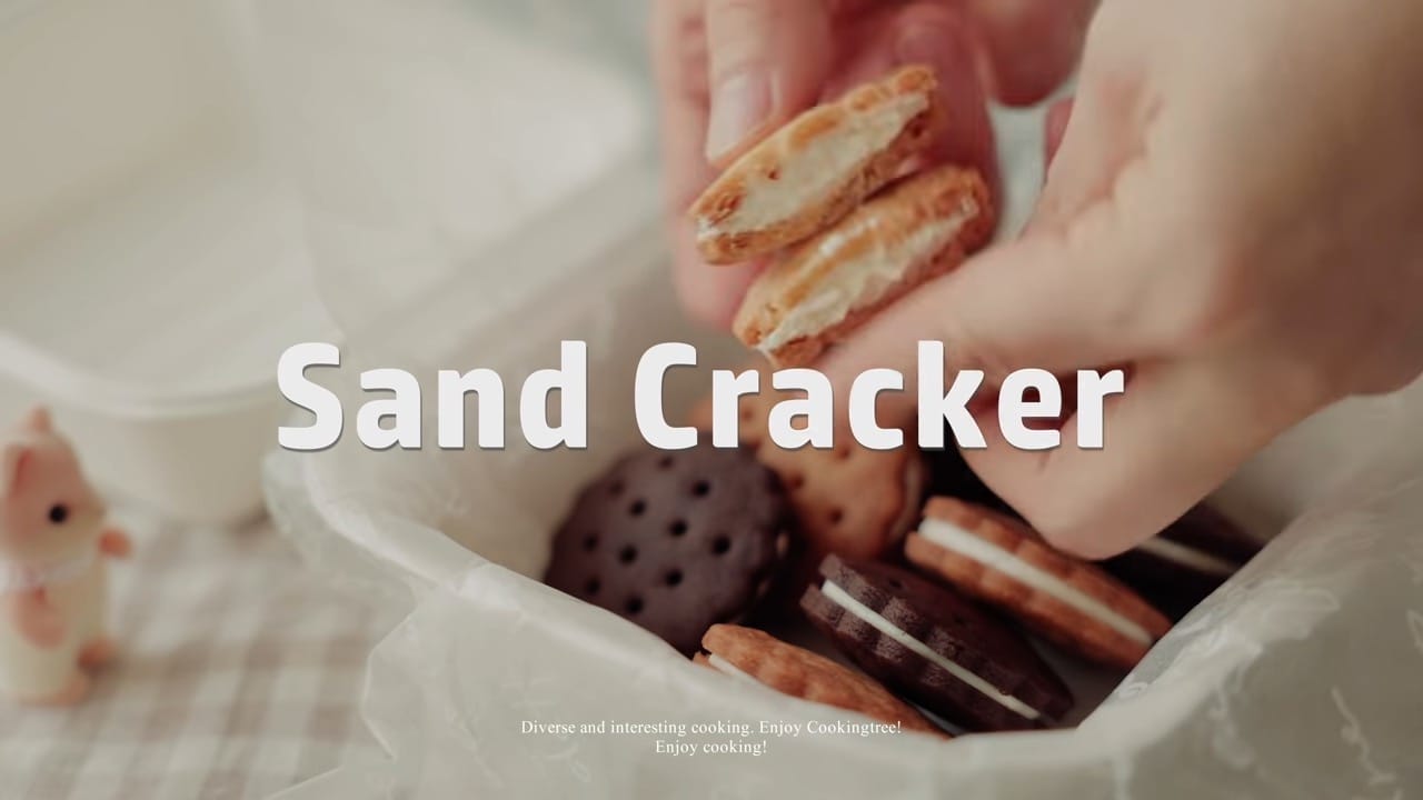 Milk Cream Sand Cracker Recipe - Cooking Tree