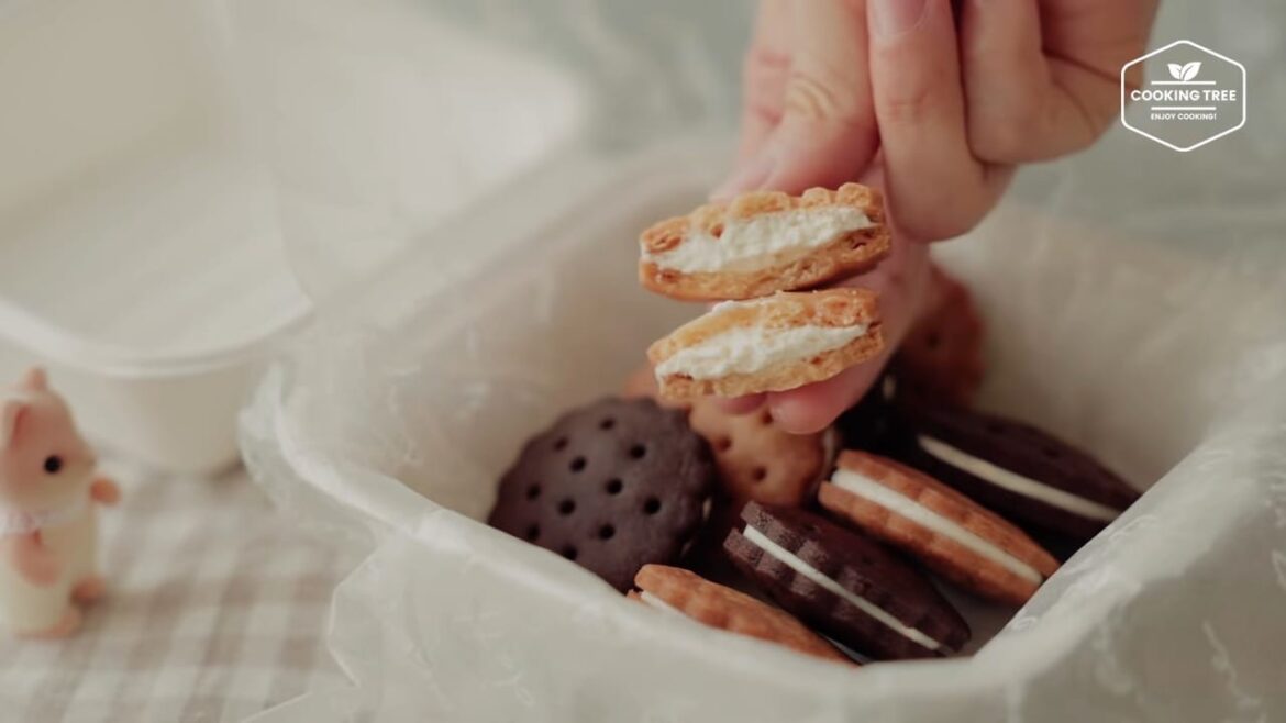 Milk Cream Sand Cracker Recipe - Cooking Tree