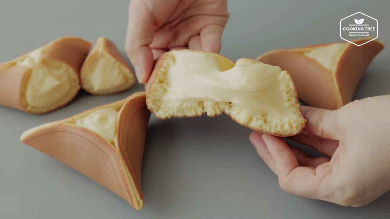 Custard Dorayaki (Japanese Pancake) Recipe | Cooking Tree