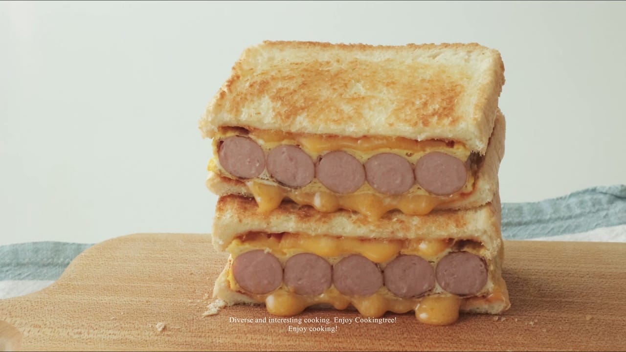 Sausage Egg Toast Recipe - Cooking Tree