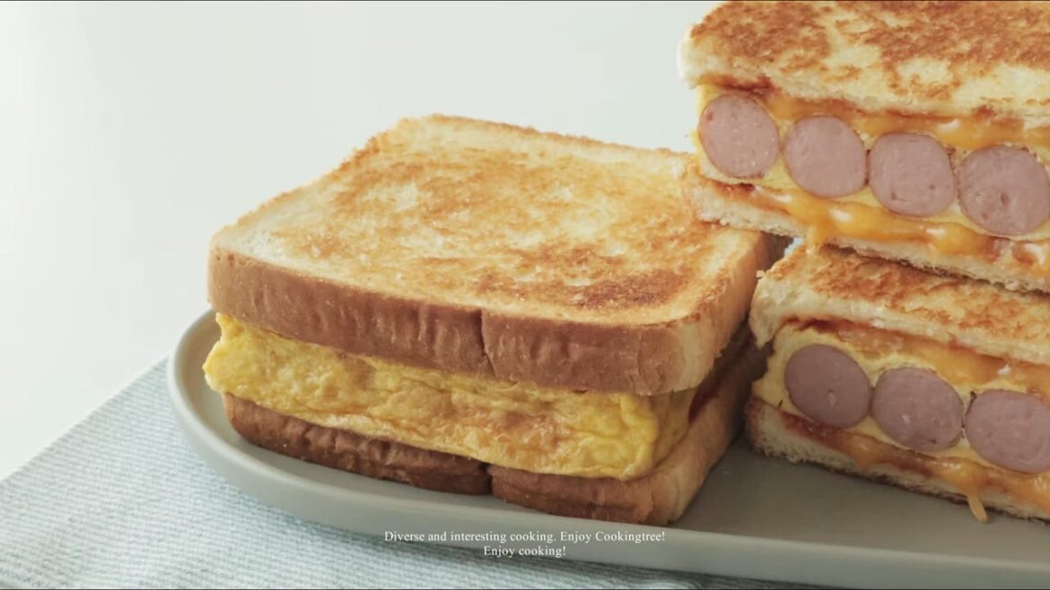 Sausage Egg Toast Recipe - Cooking Tree