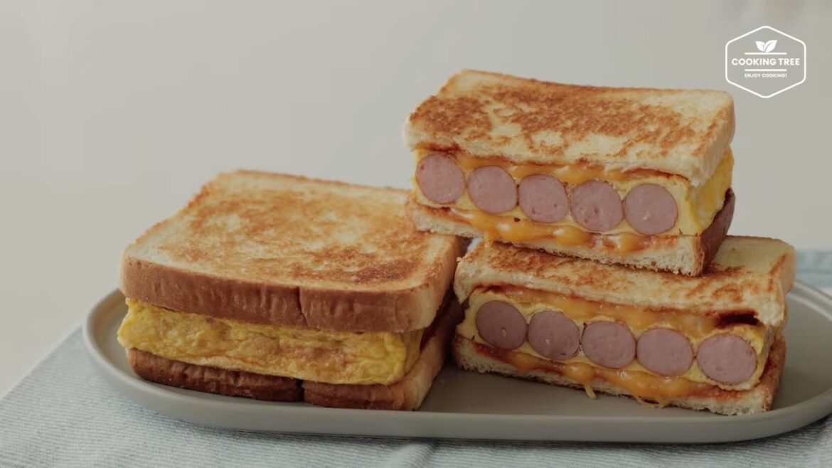 Sausage Egg Toast Recipe - Cooking Tree