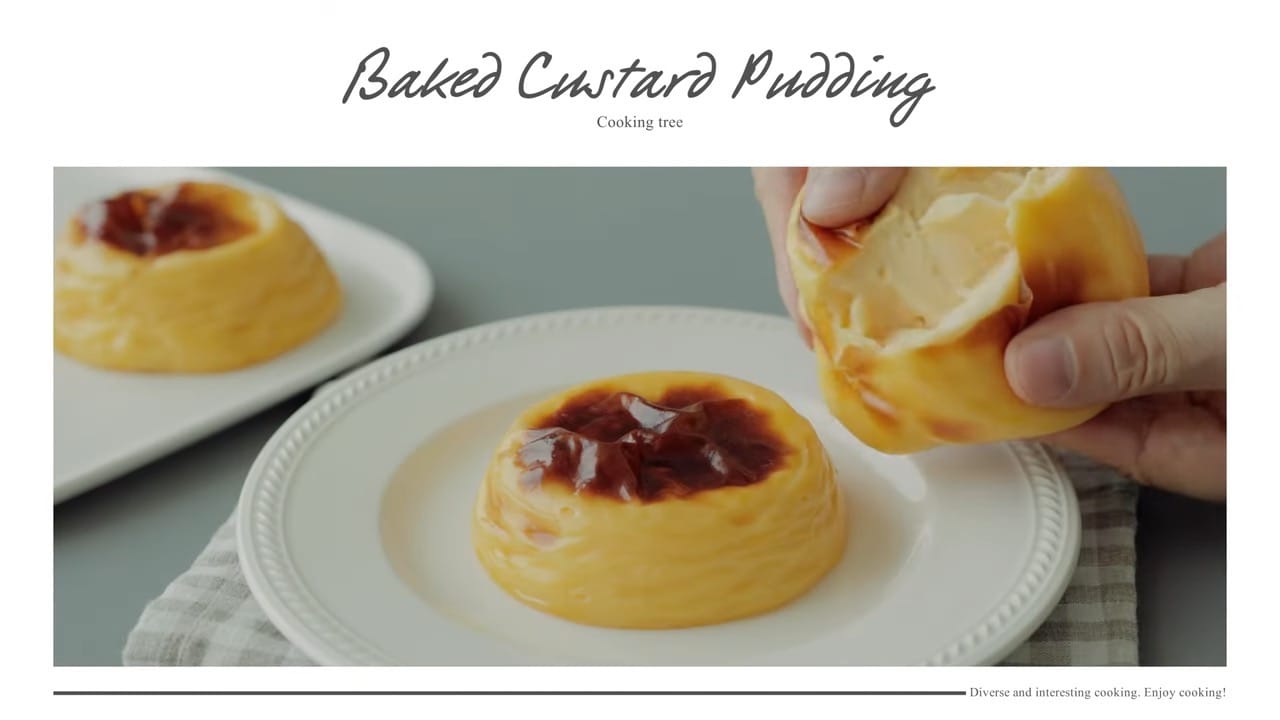Baked Custard Pudding Recipe - Cooking Tree