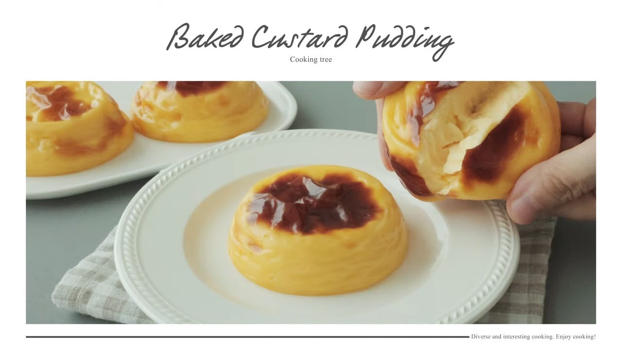 Baked Custard Pudding Recipe - Cooking Tree