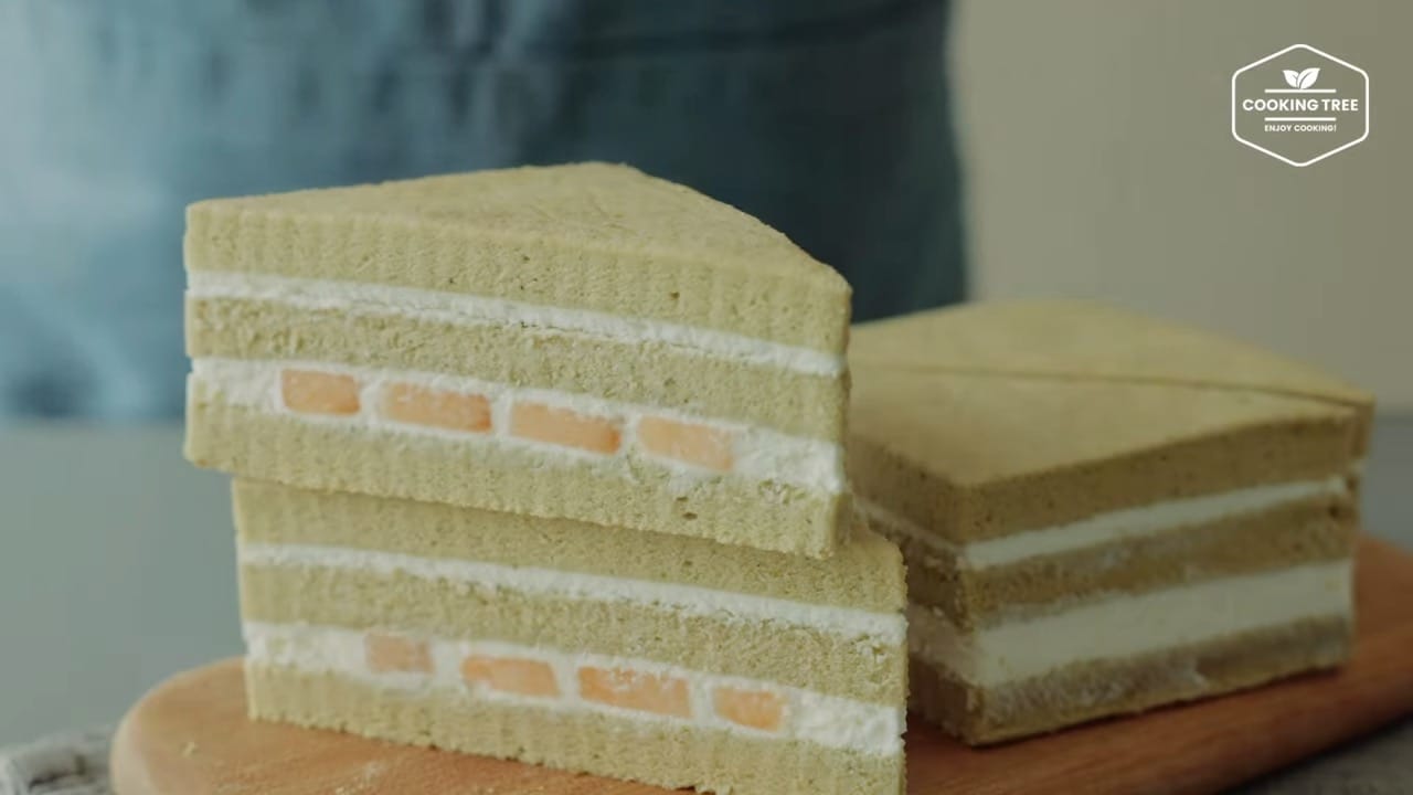 Melon Sandwich Cake Recipe | Cooking Tree