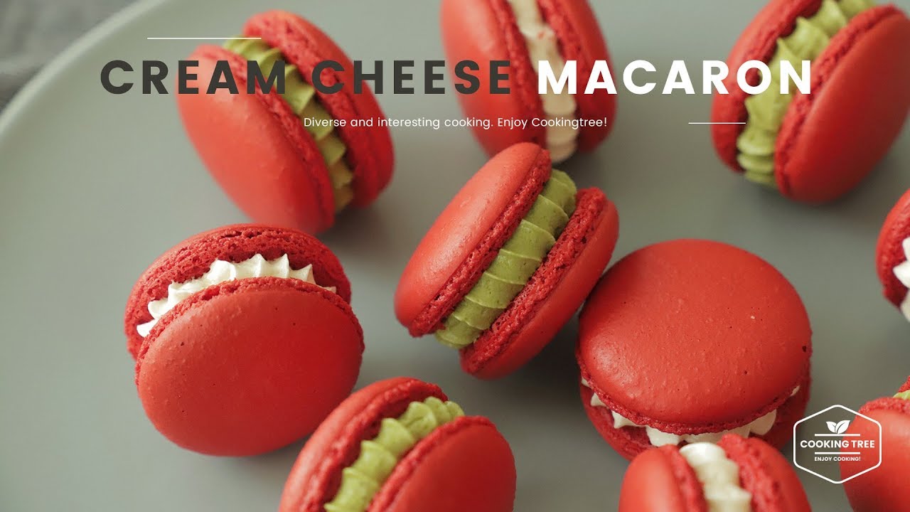 Christmas Cream Cheese Macaron Recipe