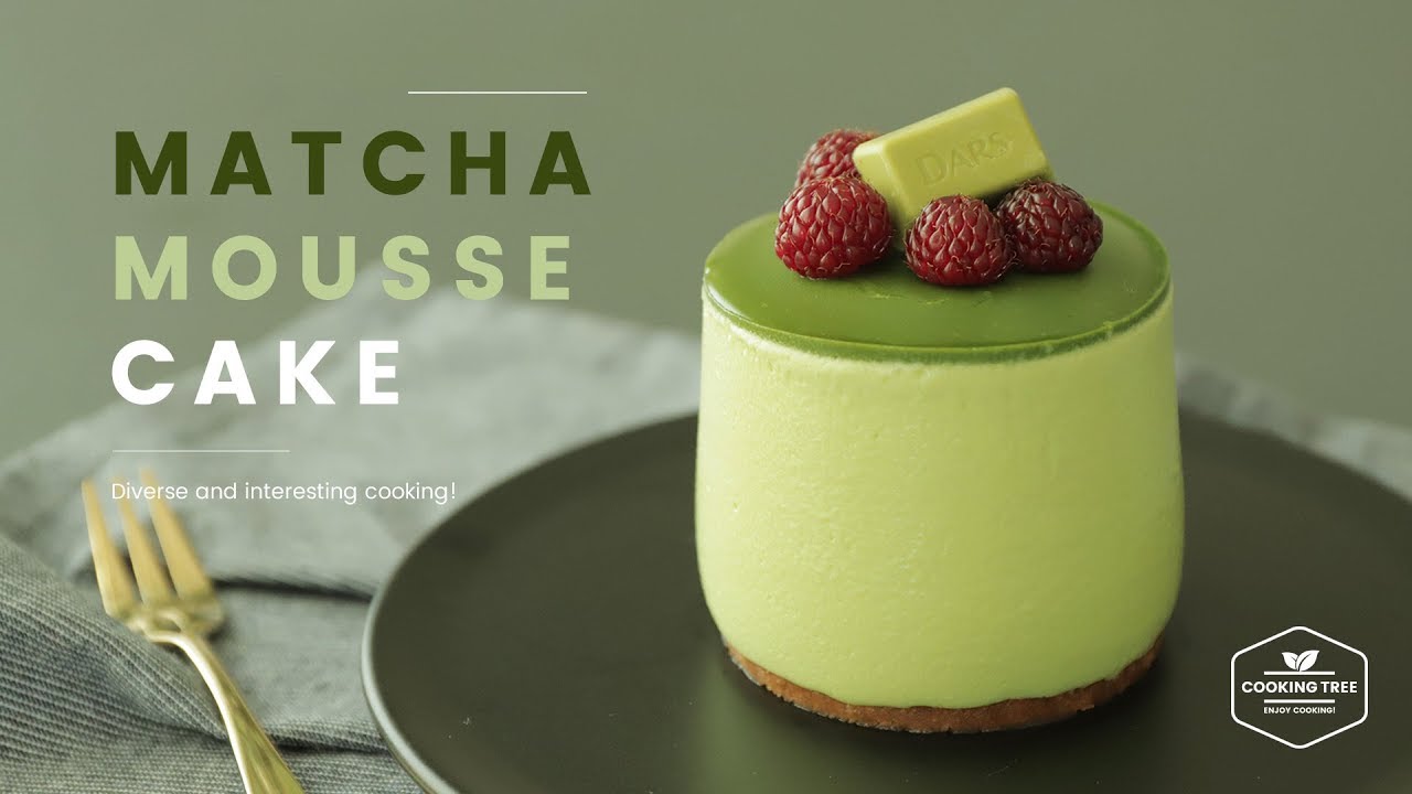 Green tea (Matcha) mousse cake Recipe