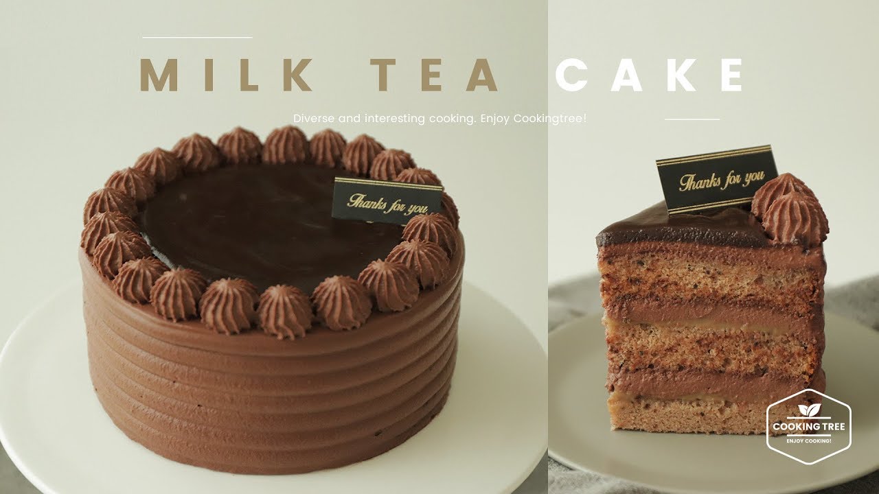 Milk tea chocolate cake Recipe