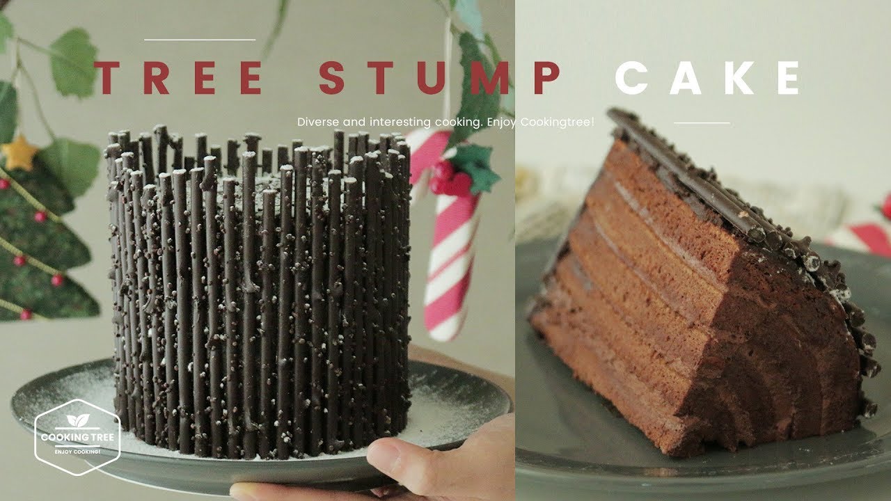 Log roll cake (Tree stump cake) Recipe