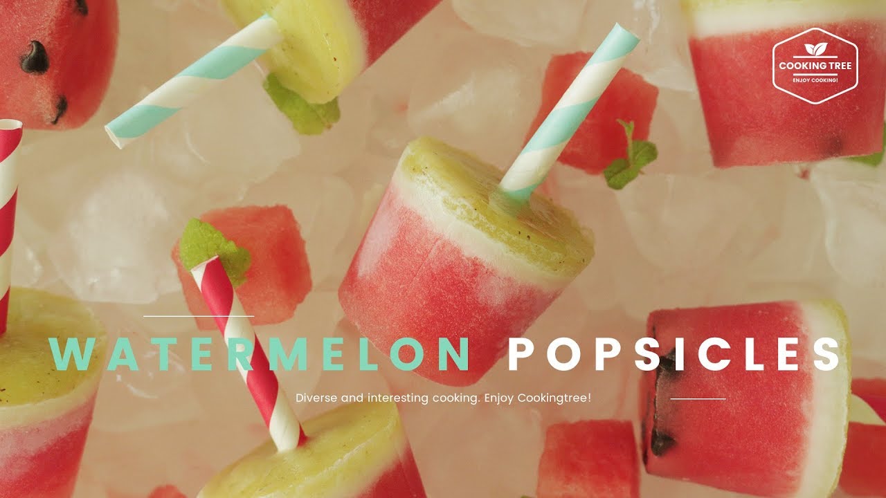 Watermelon Popsicles Recipe (Watermelon ice cream)