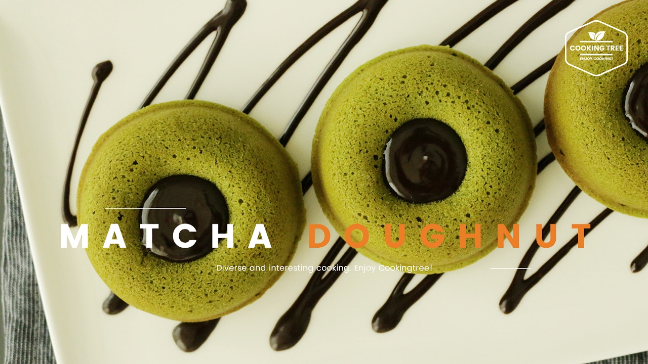 Baked green tea doughnut (matcha) Recipe