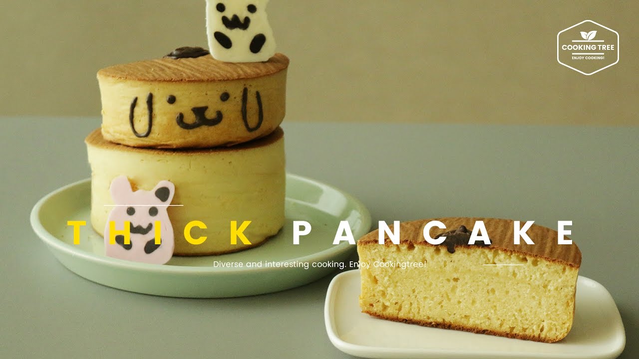 How to make Pompom purin Thick pancake