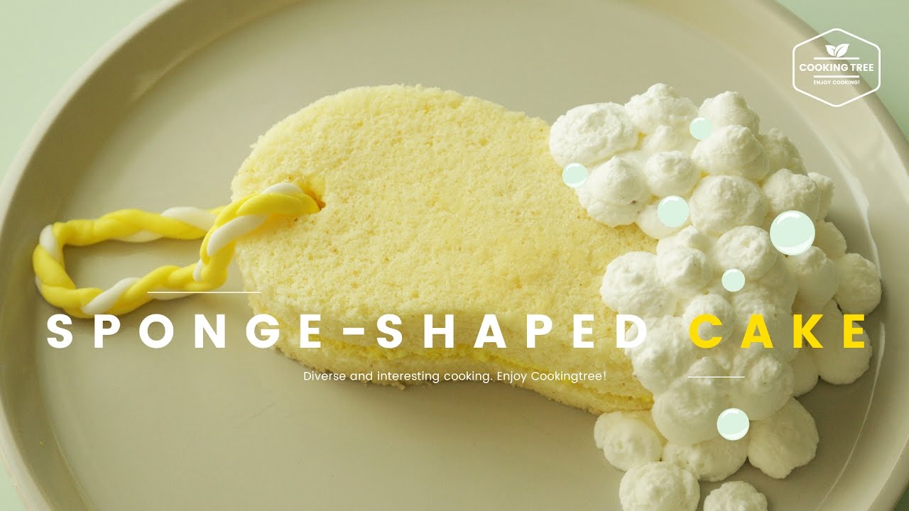 How to make a Sponge-shaped cake