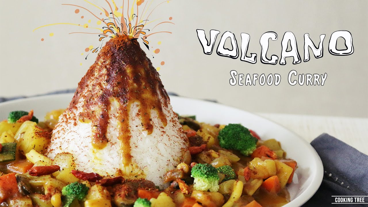 How to make Volcano seafood curry