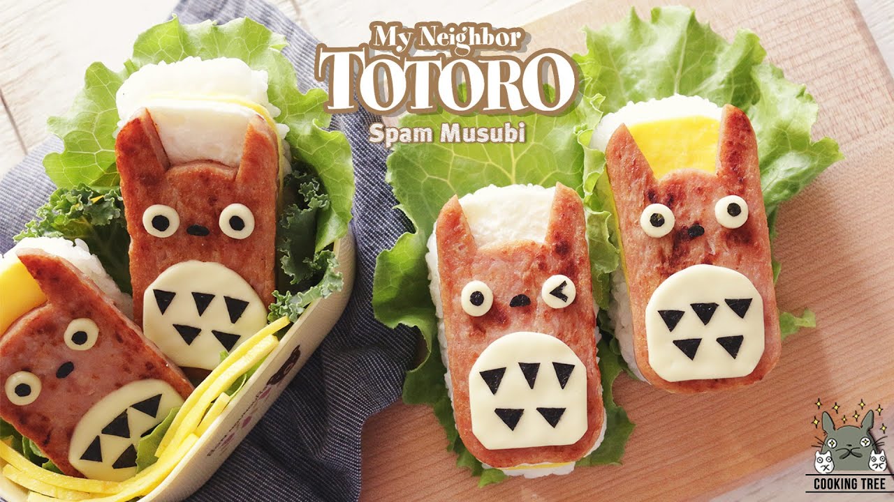 How to make Totoro Spam (Musubi Totoro lunch box)