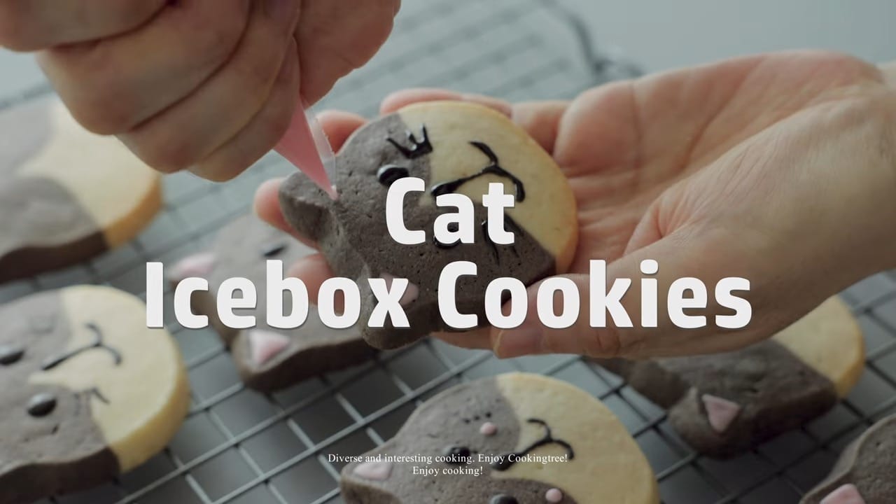 Cat Icebox Cookies Recipe - Cooking Tree