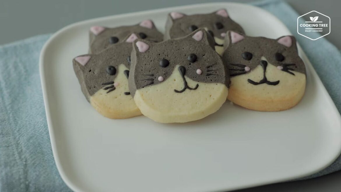 Cat Icebox Cookies Recipe - Cooking Tree